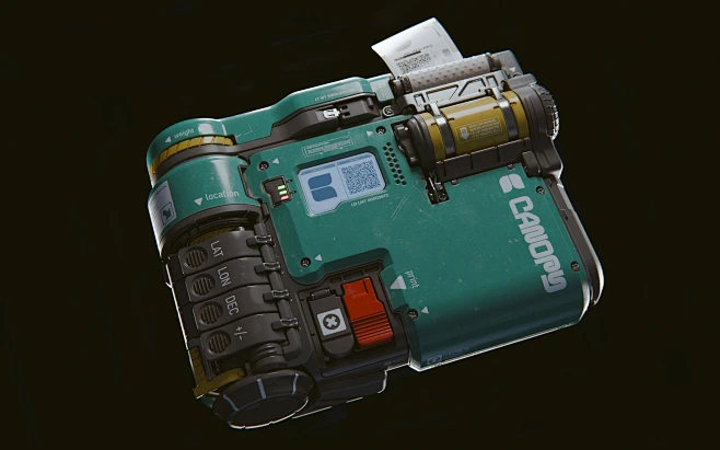 Canopy Label Printer - Finished Prop-花瓣网