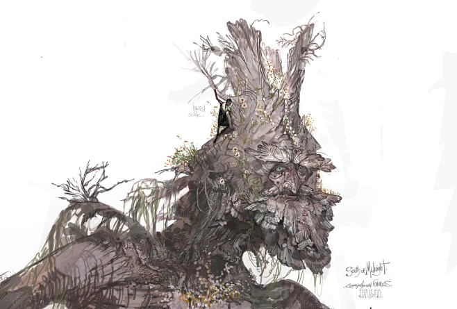 Benjy the Tree - South of Midnight Concept Design-花瓣网