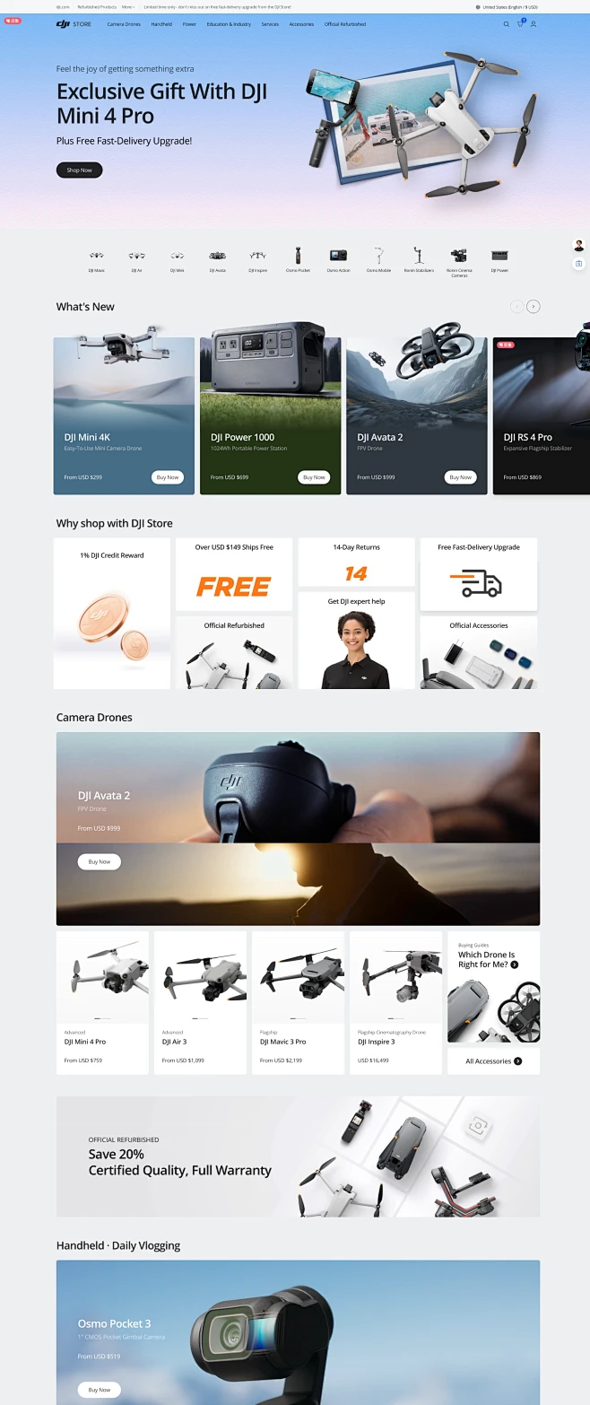 DJI Store - Official Store for DJI Drones, Gimbals and Accessories ...