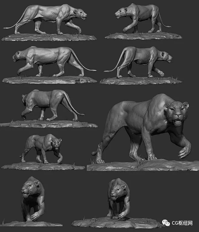 ZBRUSH CG人体素材-花瓣网