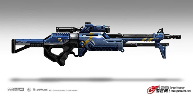质量效应MESS3官方放出枪械高清3D图赏-花瓣网