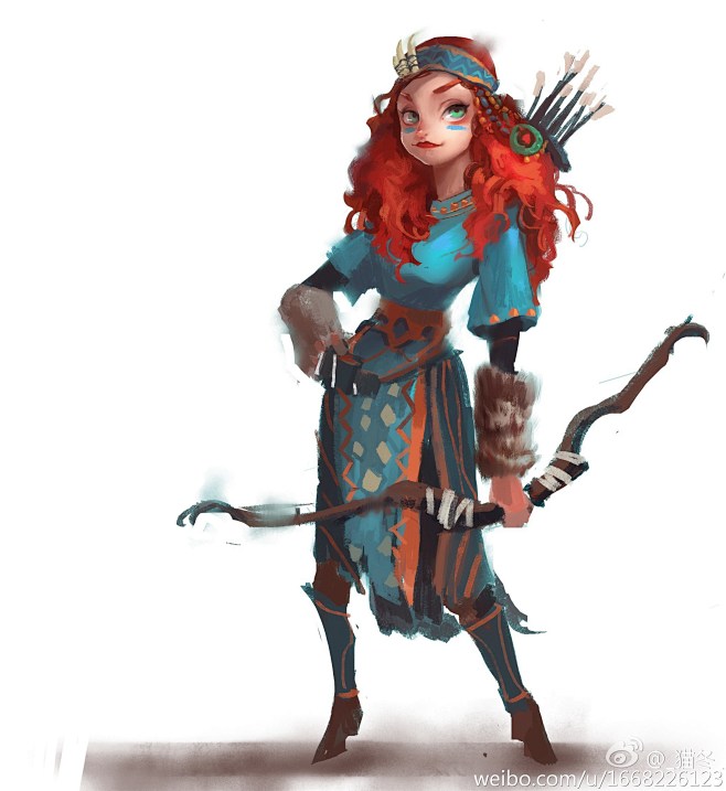 欧美Q版角色原画女生原画来自cgbook.cn (130)