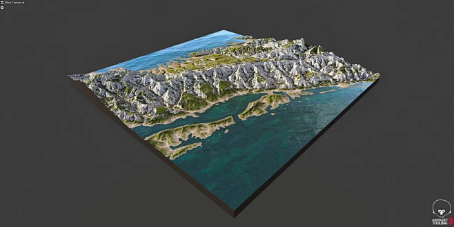 Terrain practice-花瓣网