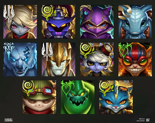 LoL: Portrait Icons-花瓣网