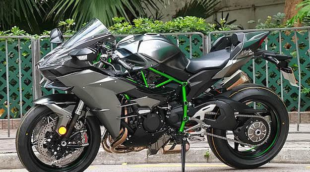 2017川崎H2碳纤维限量版。全球限量120台。