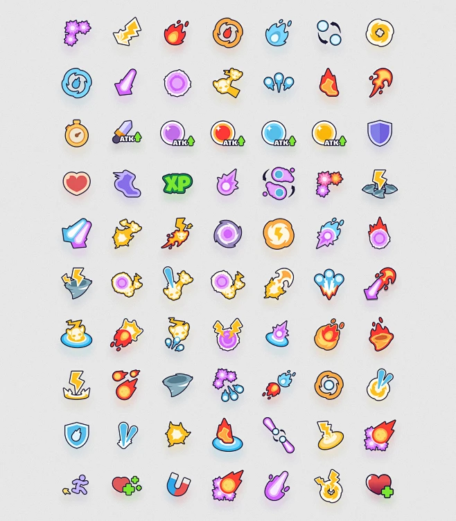 category evolve Game Art Icon icons iconset wizard-花瓣网