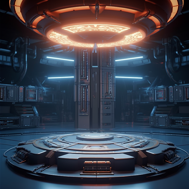 LS_Large_scene_middle_stage_cyberpunk_J_machinery_C4D_rendering ...