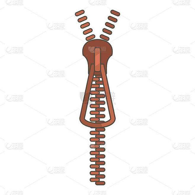 金属zip图标，卡通风格