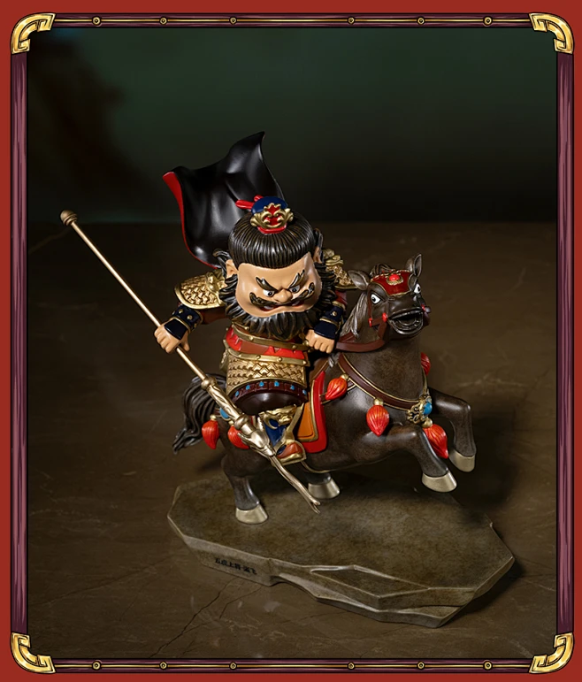 铜师傅《Q版五虎上将》关羽张飞赵云马超黄忠桌面客厅铜摆件-tmall.com天猫-花瓣网