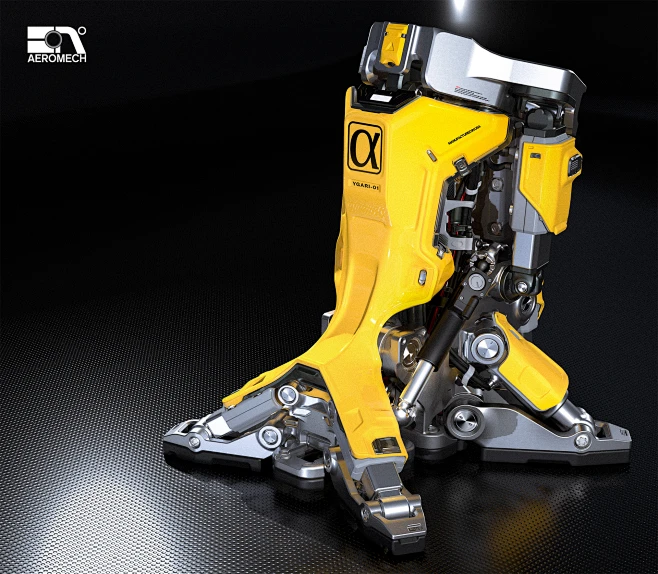 AEROMECH - YGARI - Modular Mech Foot , Alex Senechal : Modular Foot ...