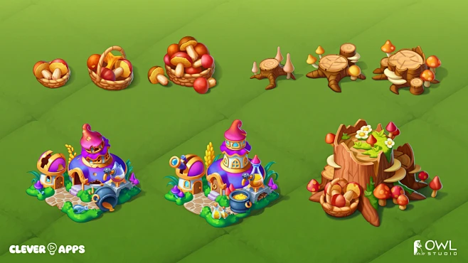 Merge Game - Objects amp; Props - Part 8-花瓣网