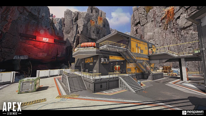 Apex Legends: Eclipse – Broken Moon – Industrial Building图片_APEX英雄设定集 ...