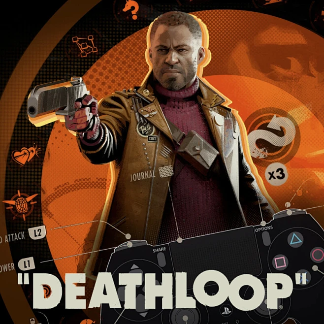 Deathloop - UI/UX Design, ROOM 8 STUDIO : Room 8 Studio wants to present a next-gen first person ...