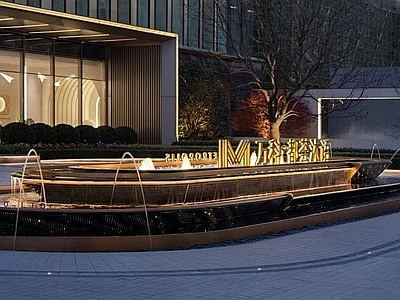 现代水景-花瓣网