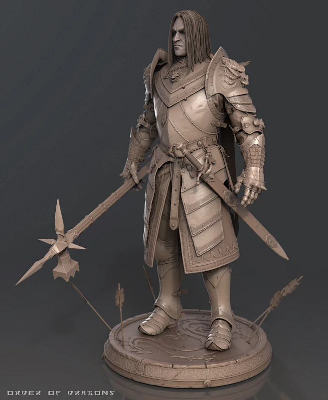 Hi-poly model-花瓣网