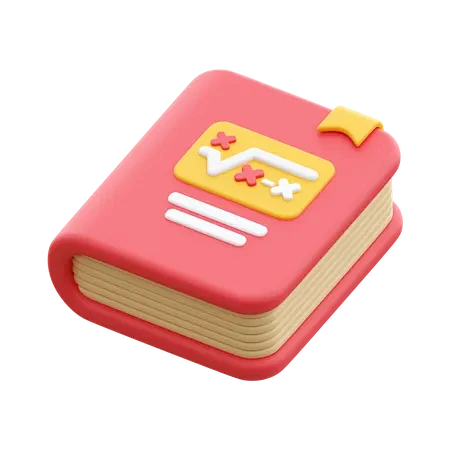 Math Book 3D Icon
