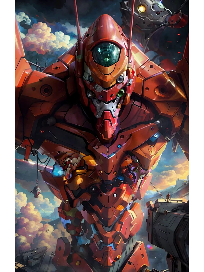 AI EVA初号机-花瓣网