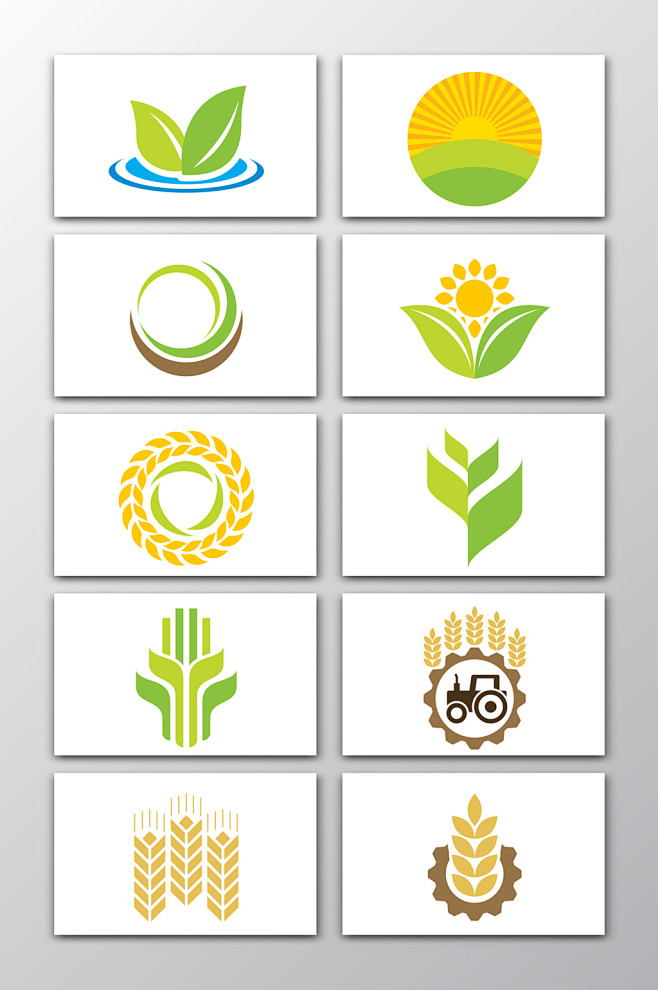 10款矢量农业LOGO