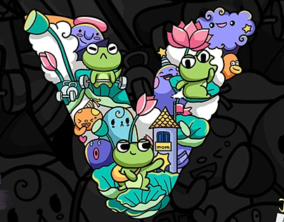 节气 doodle-花瓣网