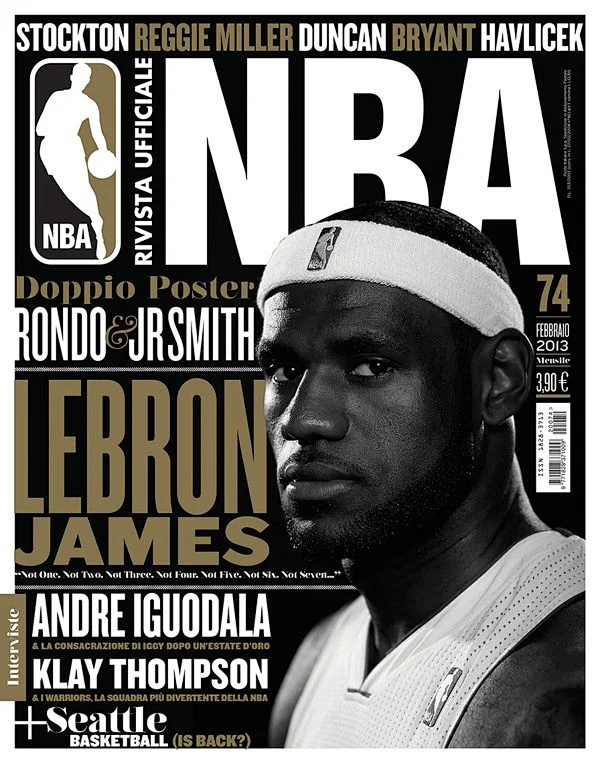 Rivista Ufficiale NBA杂志封面设计-花瓣网