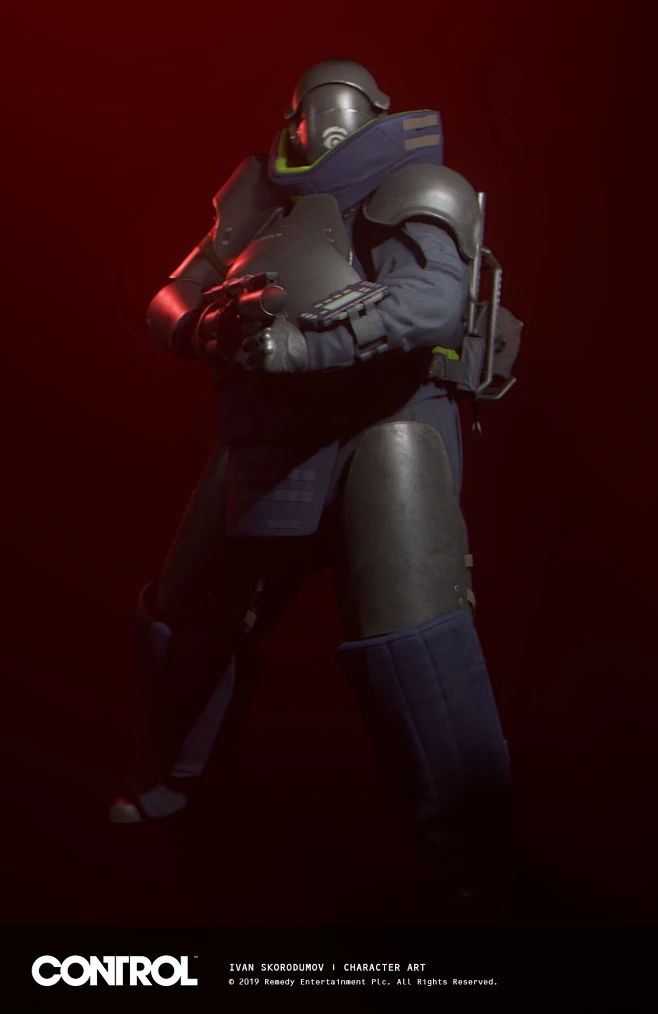 CONTROL - The Trooper, Ivan Skorodumov : The Trooper enemy I made for ...