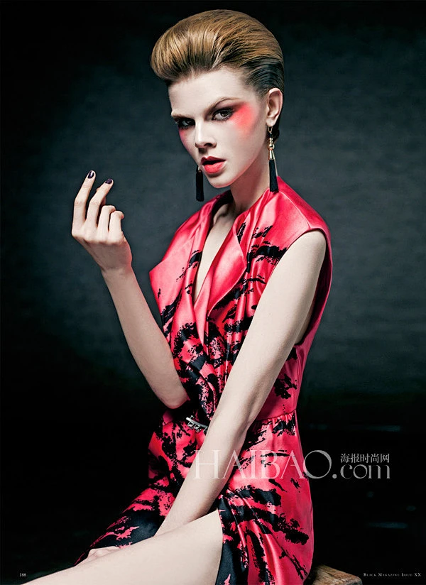 模特露比·让·威尔逊 (Ruby Jean Wilson) 演绎《Black》杂志第20期时尚大片-花瓣网