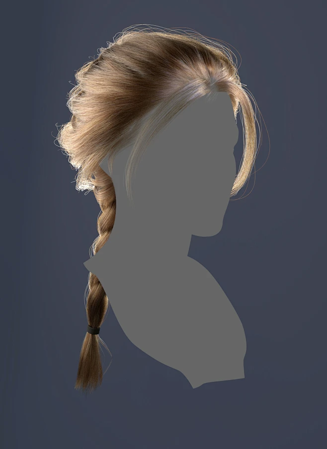 French_braid, Nadejda Jiltsova : Xgen French braid.-花瓣网