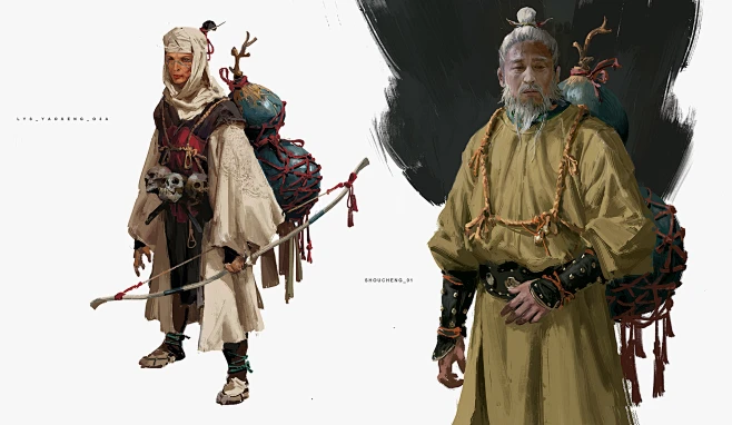 {游戏系列} 黑神话：悟空（场景，角色，UI）-花瓣网