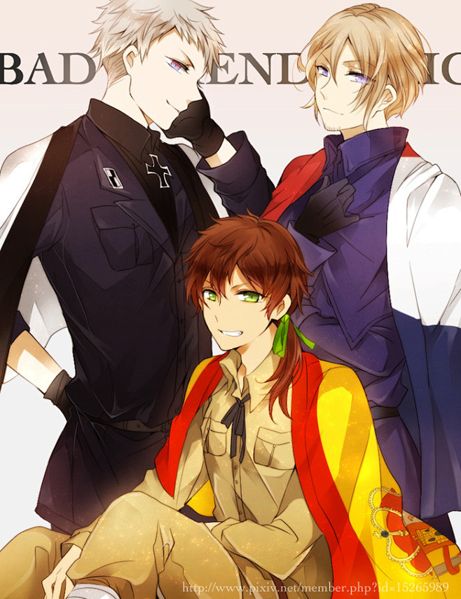 黑塔利亚 APH 恶友组 普爷 亲分 法叔