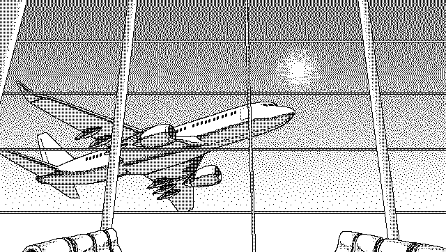 动画师 Mattis Dovier 的黑白像素画作品-花瓣网