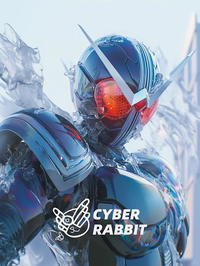 假面骑士壁纸 _ 透明合金_1_Cyber Rabbit_来自小红书网页版-花瓣网