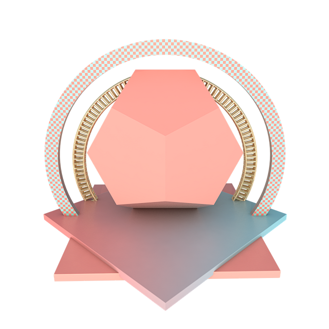 —Pngtree—c4d geometry background stage 3d_3961429