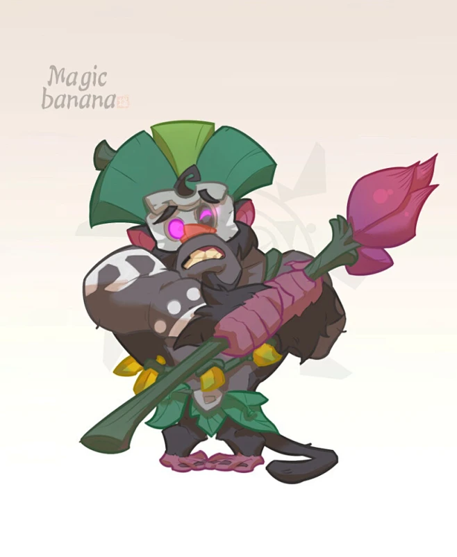 Magic banana-花瓣网