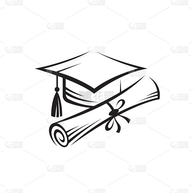 毕业帽及毕业证书