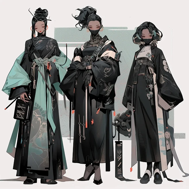 midijourney—赛博国风-花瓣网