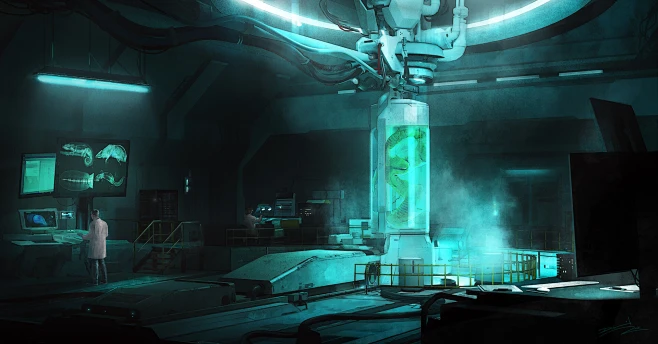 The Lab, Daniel Kyle : lab work in progress-花瓣网