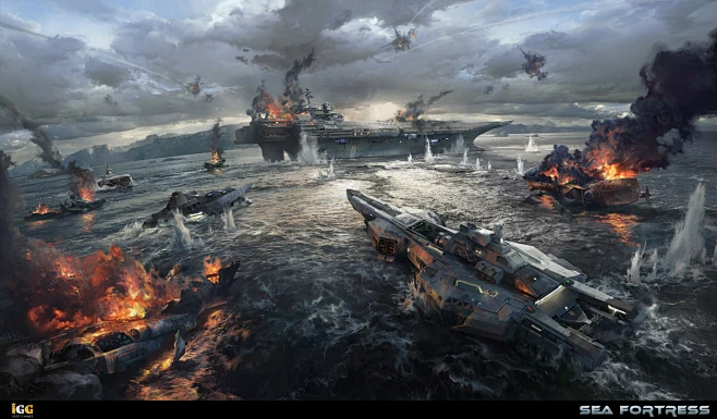 Sea Fortress 04, zhu liu : IGG mobile game: Sea Fortress Loading Screen ...