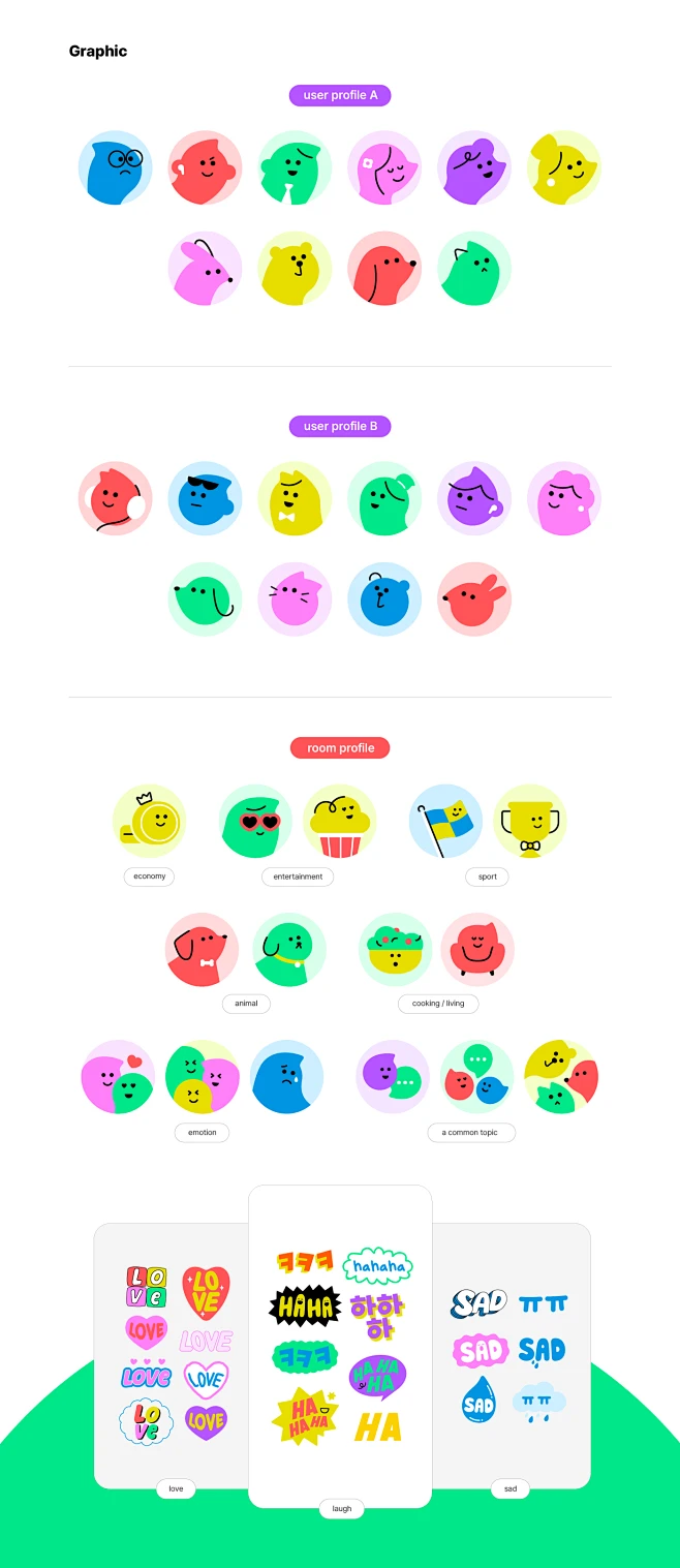 graphic graphic design NAVER motiongraphic 2D Illustrator Emoji ...