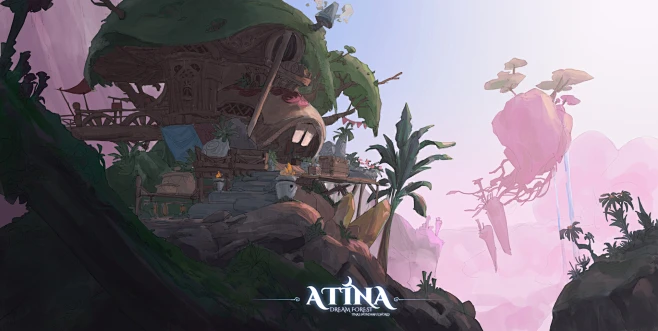 《阿提娜》系列插图 ATINA-JUNGLE-花瓣网