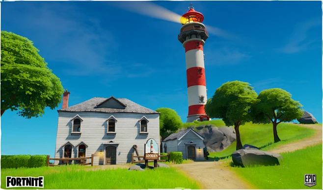 Fortnite Chapter 2 Season 1 Environment Assets-花瓣网
