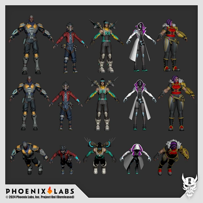 Project Oni Characterart-花瓣网