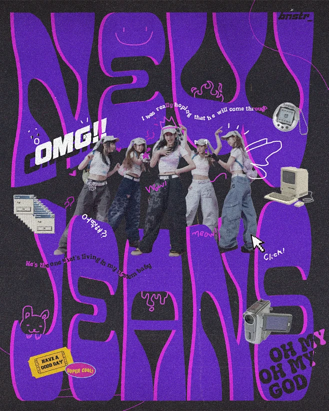 NEW JEANS | poster design :: Behance-花瓣网