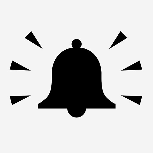 铃声警告声音图标_88ICON https://88icon.com 铃声 警告 声音 提醒 叮 铃 警报