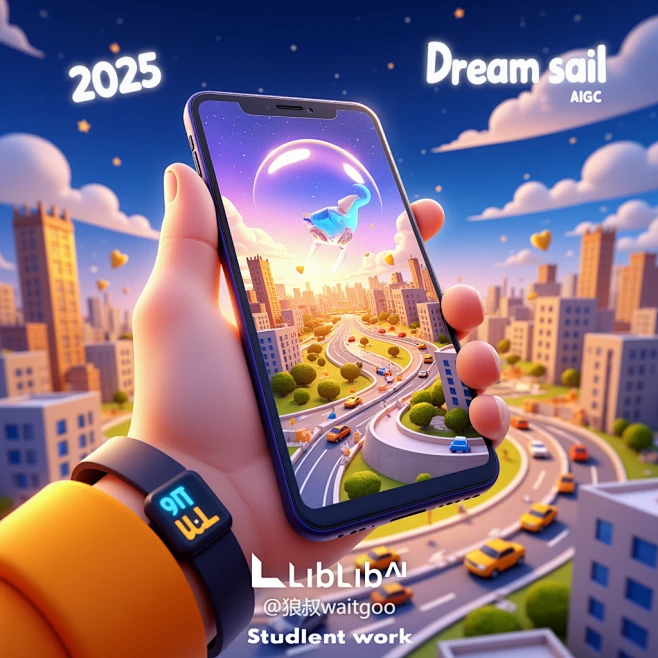 运营动态3D海报[场景/IP]_狼叔Waitgoo-LoRA-狼叔waitgoo-LiblibAI-花瓣网