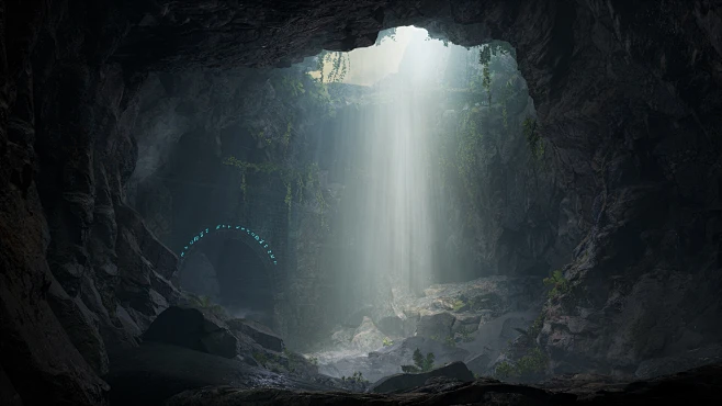 UE4:Cave 洞窟 -花瓣网