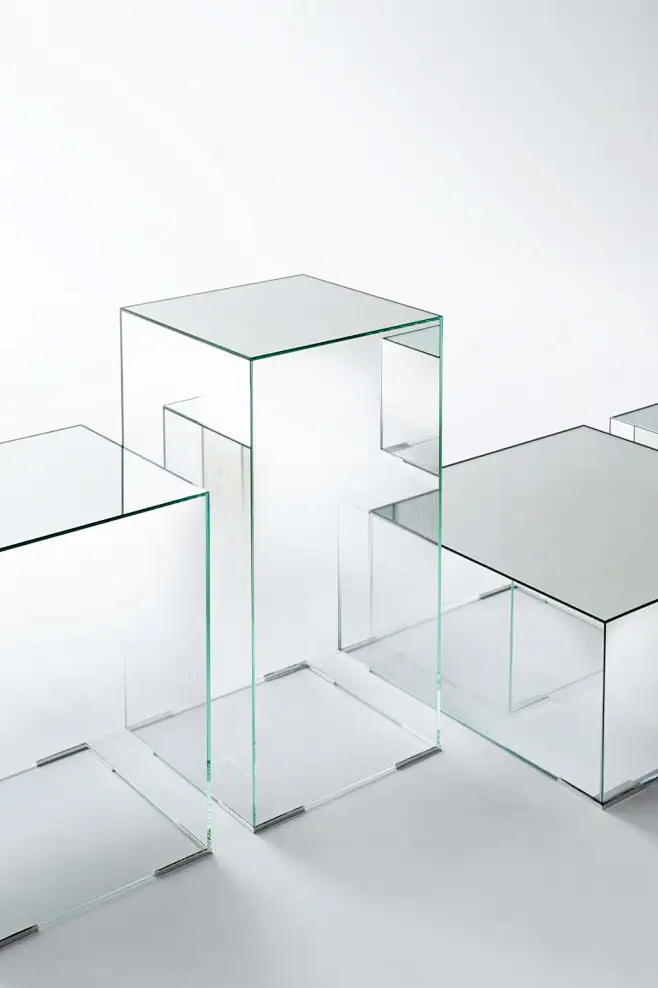 Illusion Low Glass Table : Design: Jean-Marie Massaud Series of ...