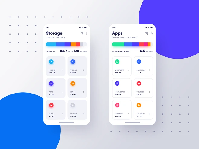 iOS Storage App - PSD-花瓣网