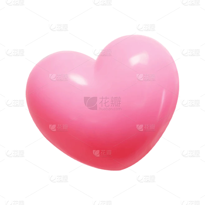 【米图网-52mitu.com】520 情人节 元素 立体 3D 心形爱心素材-花瓣网