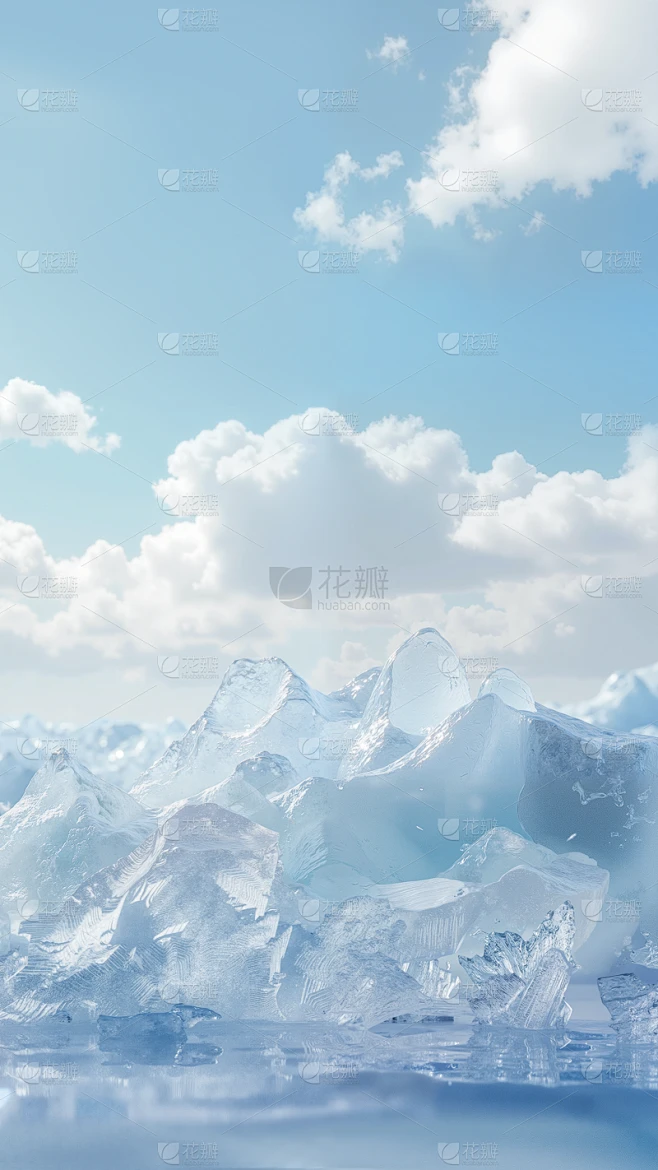 风光系列简约感冰花冰面蓝天背景_194180629素材-花瓣网