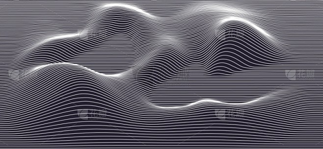 声波,矢量,波形,太空,三维图形,几何形状,频率,唱片,技术,模拟设备